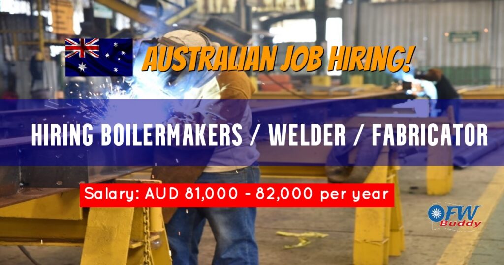 Hiring Boilermakers / Welder / Fabricator for Parafield Properties PTY ...