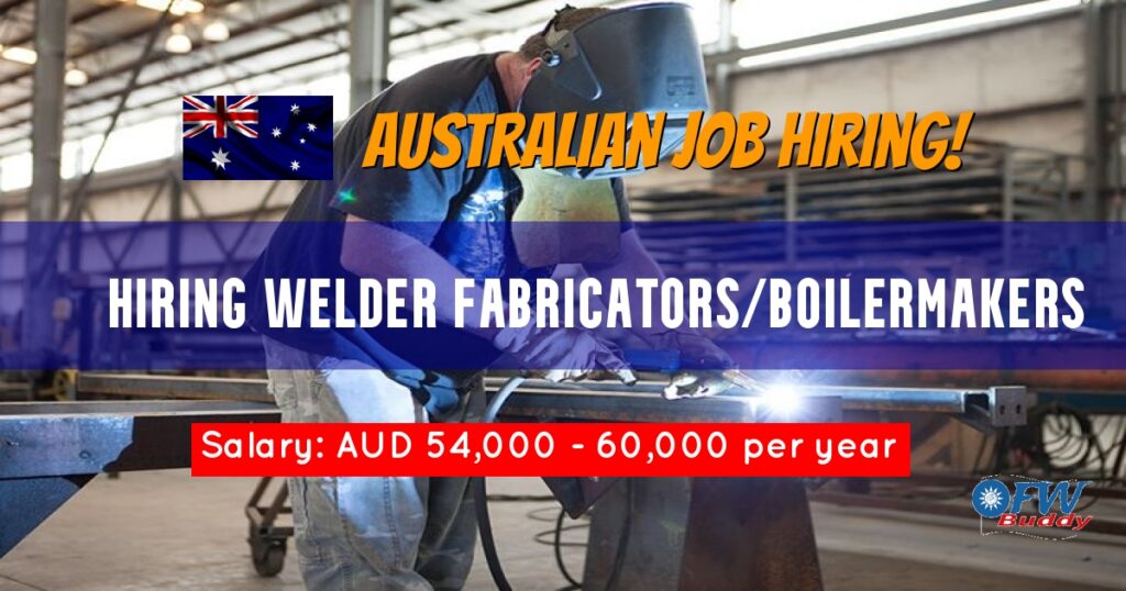 Hiring Welder Fabricators/Boilermakers for All Metal Solutions
