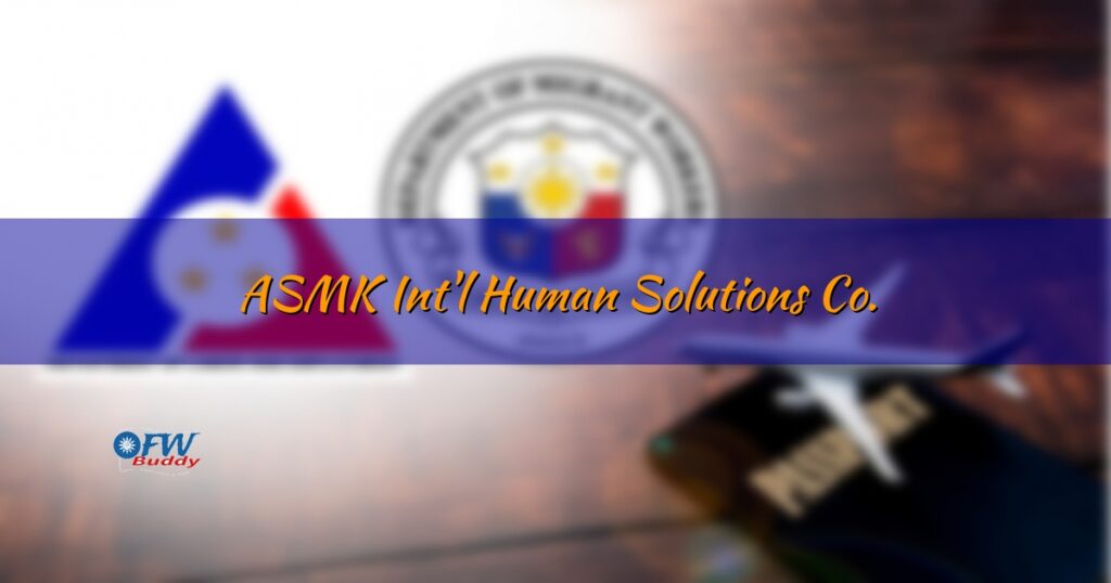 ASMK Int'l Human Solutions Co. | Agency abroad