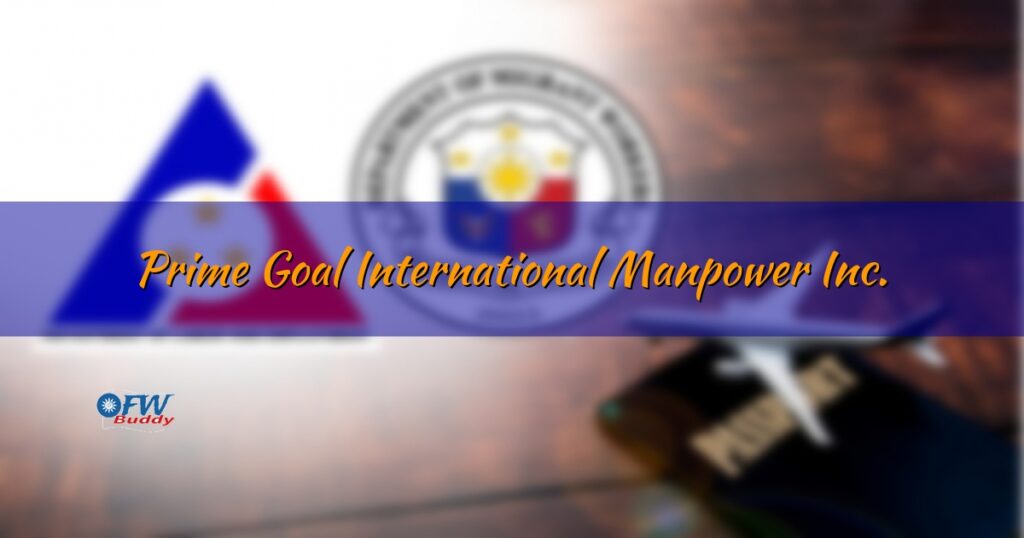 Prime Goal International Manpower Inc. | Agency abroad