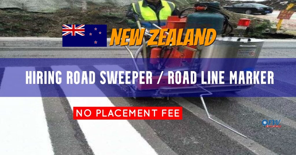 Hiring Road Sweeper / Road Line Marker for New Zealand
