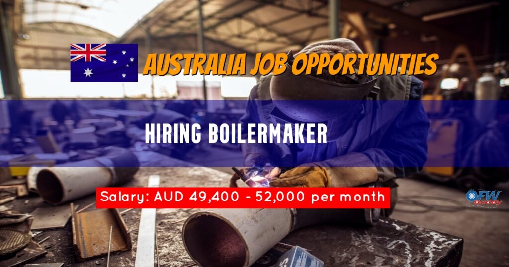 Hiring Boilermaker for Perdaman Global Services
