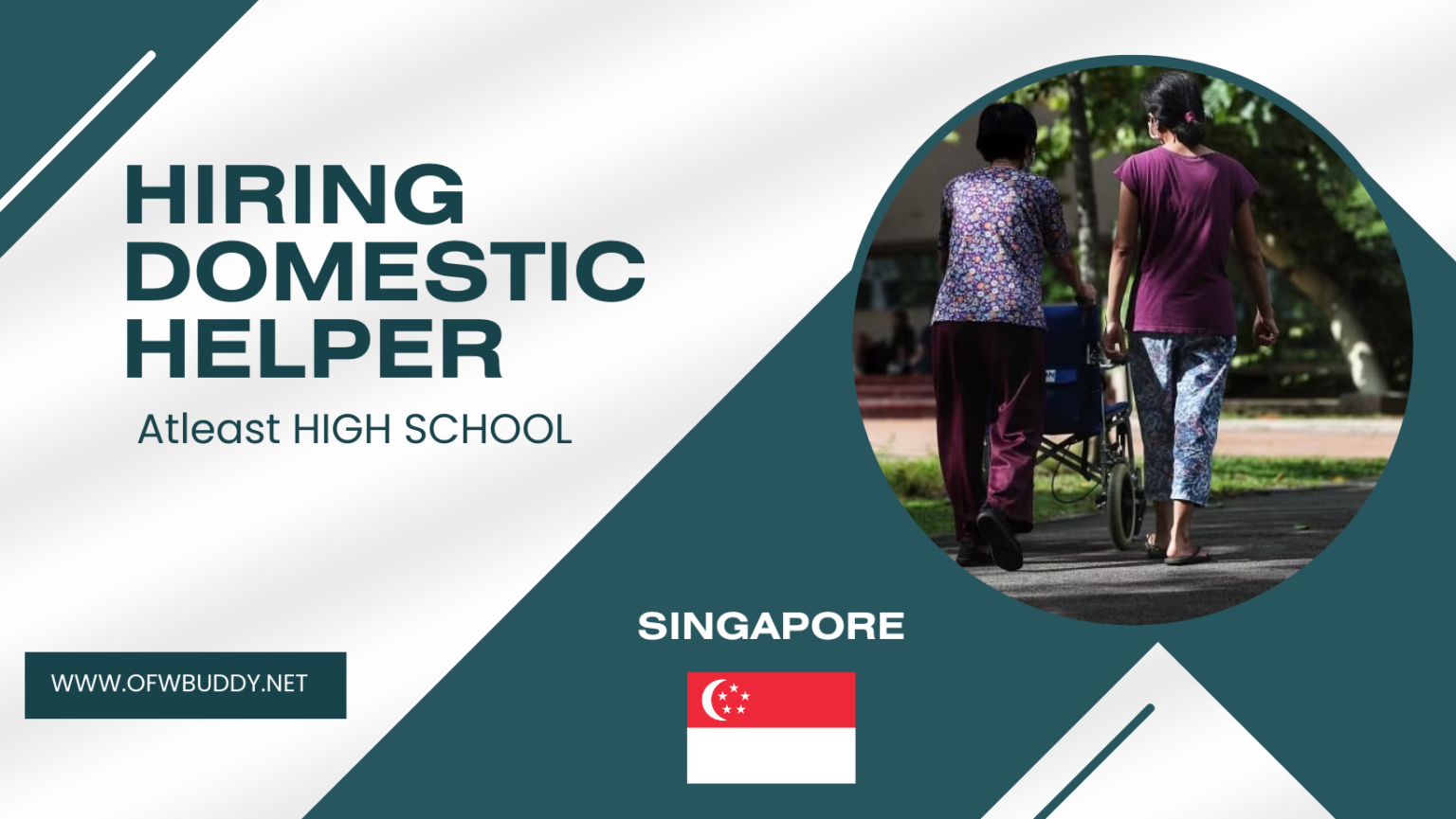 Hiring Domestic Helper bound to Singapore under The Golden Care ...