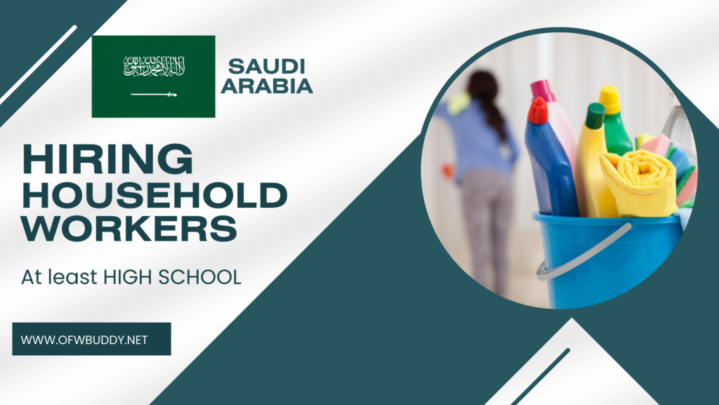Hiring Household Workers for Saudi Arabia under SAMA International ...