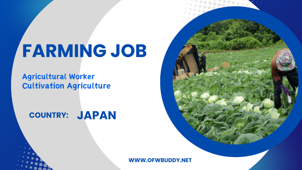 Hiring Farm Workers under Phil-Apex Placement Agency Inc.