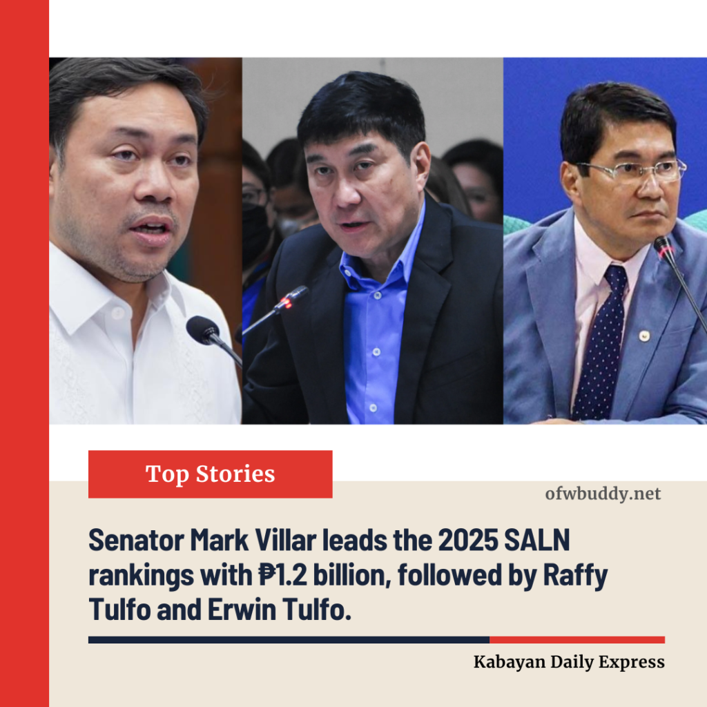 Mark Villar Tops 2025 Senatorial SALN List With Over ₱1.2 Billion Net ...