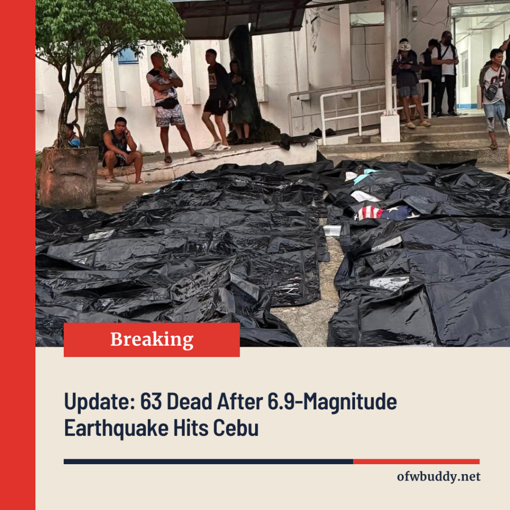 BREAKING: 63 Dead After 6.9-Magnitude Earthquake Hits Cebu