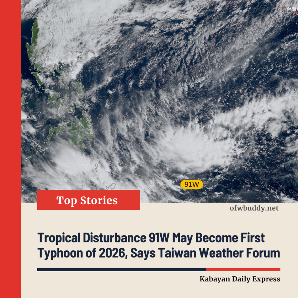 Tropical Disturbance Near the Philippines May Become First Typhoon of ...